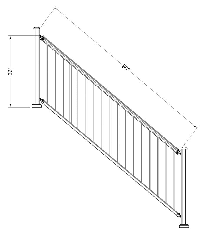 New Tech Wood Aluminum Railing – DF Studio NYC