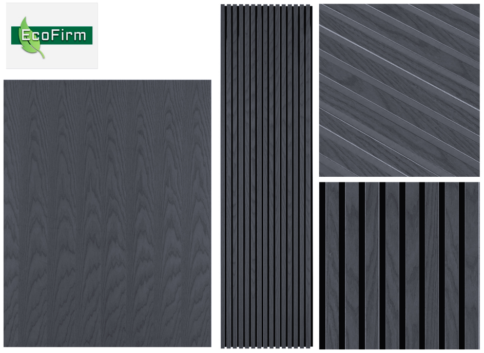 Wooden Acoustic Wall Panels 8'x2'- 4pcs per box – DF Studio NYC