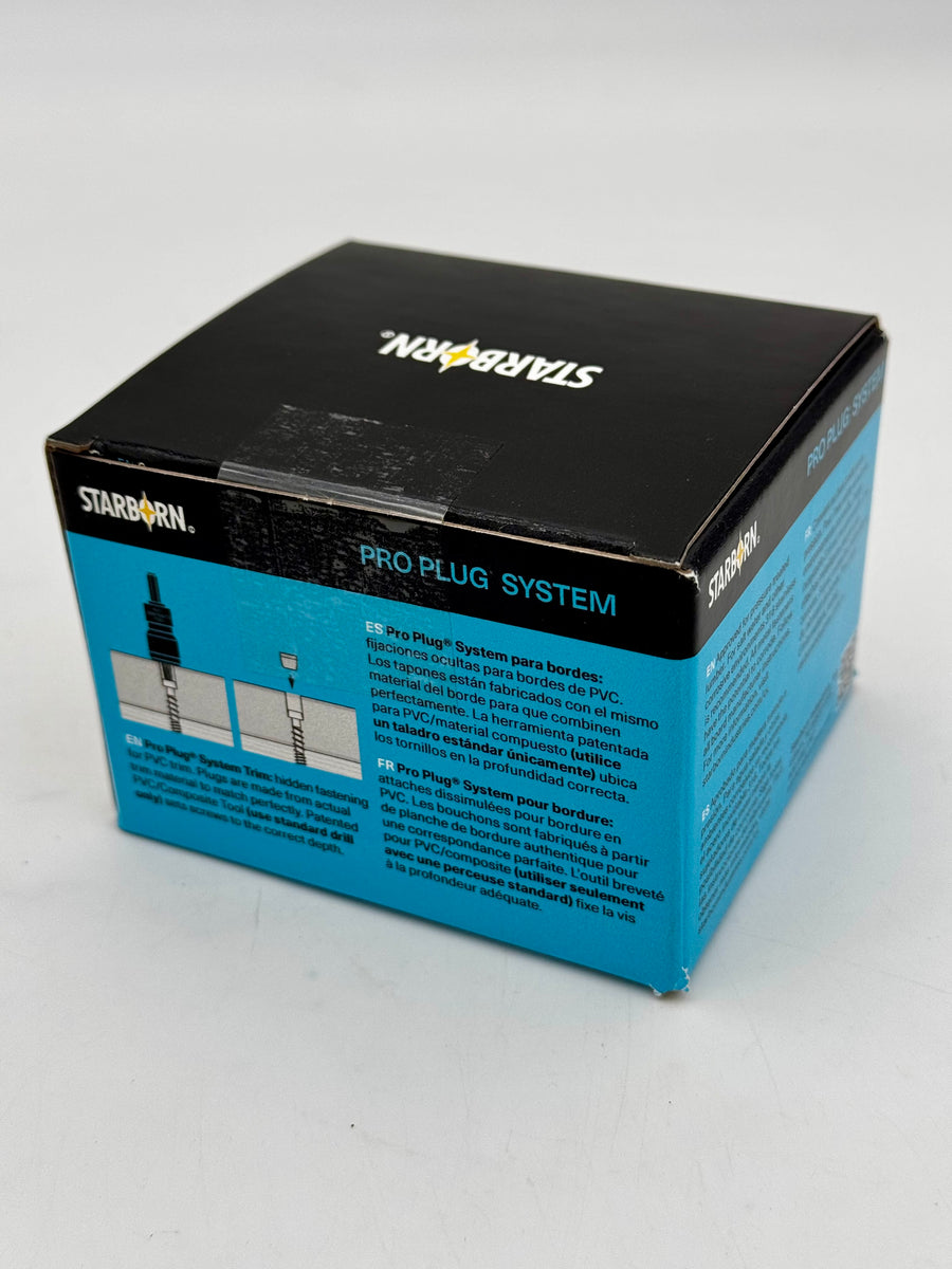 Starborn Pro Plug No. 10 X 2" Star Head Deck Screws and Plugs 50 LN FT ...