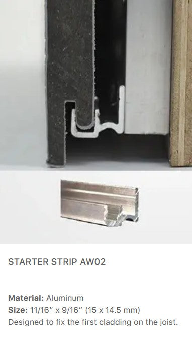 New Tech Wood Siding Accessories ,clips,rubber plugs ,starting strip ...