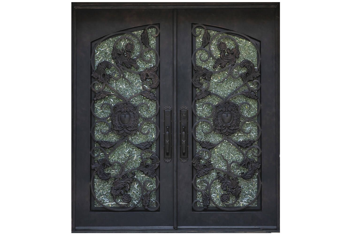Royal Series Wrought Iron Custom Exterior Door Style – DF Studio NYC