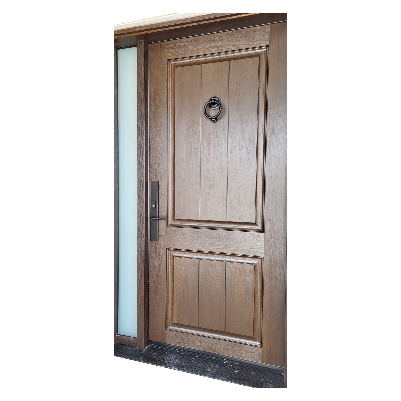 Multi point lock trim set Brass 18″x2.5″ Milano Satin Brass – DF Studio NYC