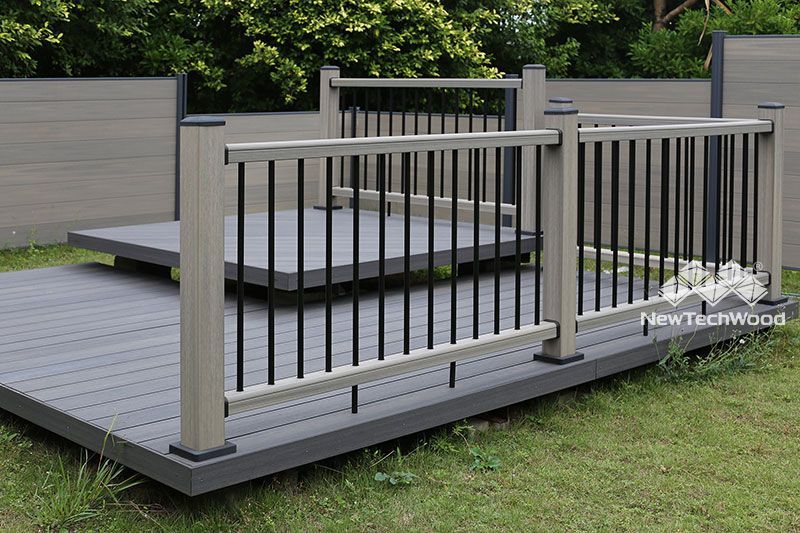 New Tech Wood Composite Deck Railing – DF Studio NYC