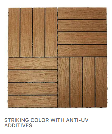 New Tech Wood Composite Deck Tiles – DF Studio NYC