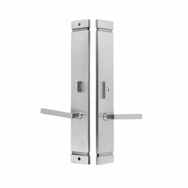 Multi point lock Trim set Brass 18″x2.5″ Verona Satin Nickel – DF ...