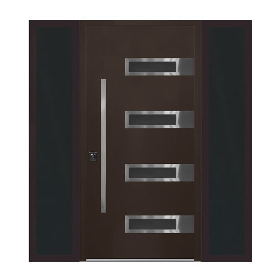 NOVA INOX Series Brown Exterior Doors – DF Studio NYC